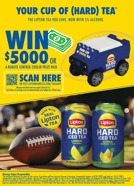 Lipton Hard Iced Tea | The Lipton Hard Iced Tea Tailgate Sweepstakes